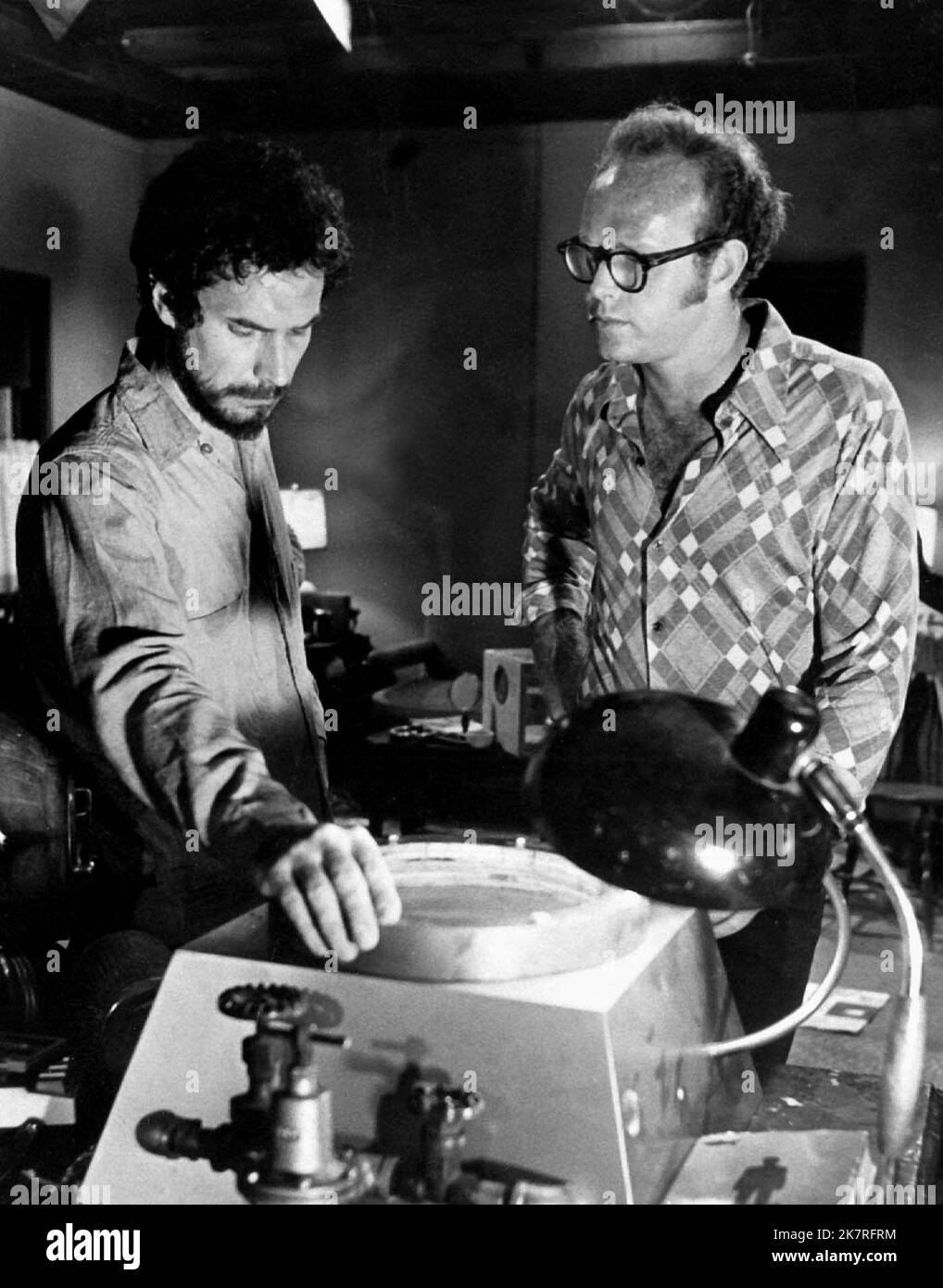 Bradford Dillman & Alan Fudge Film: Bug (1975) Characters: Prof. James ...
