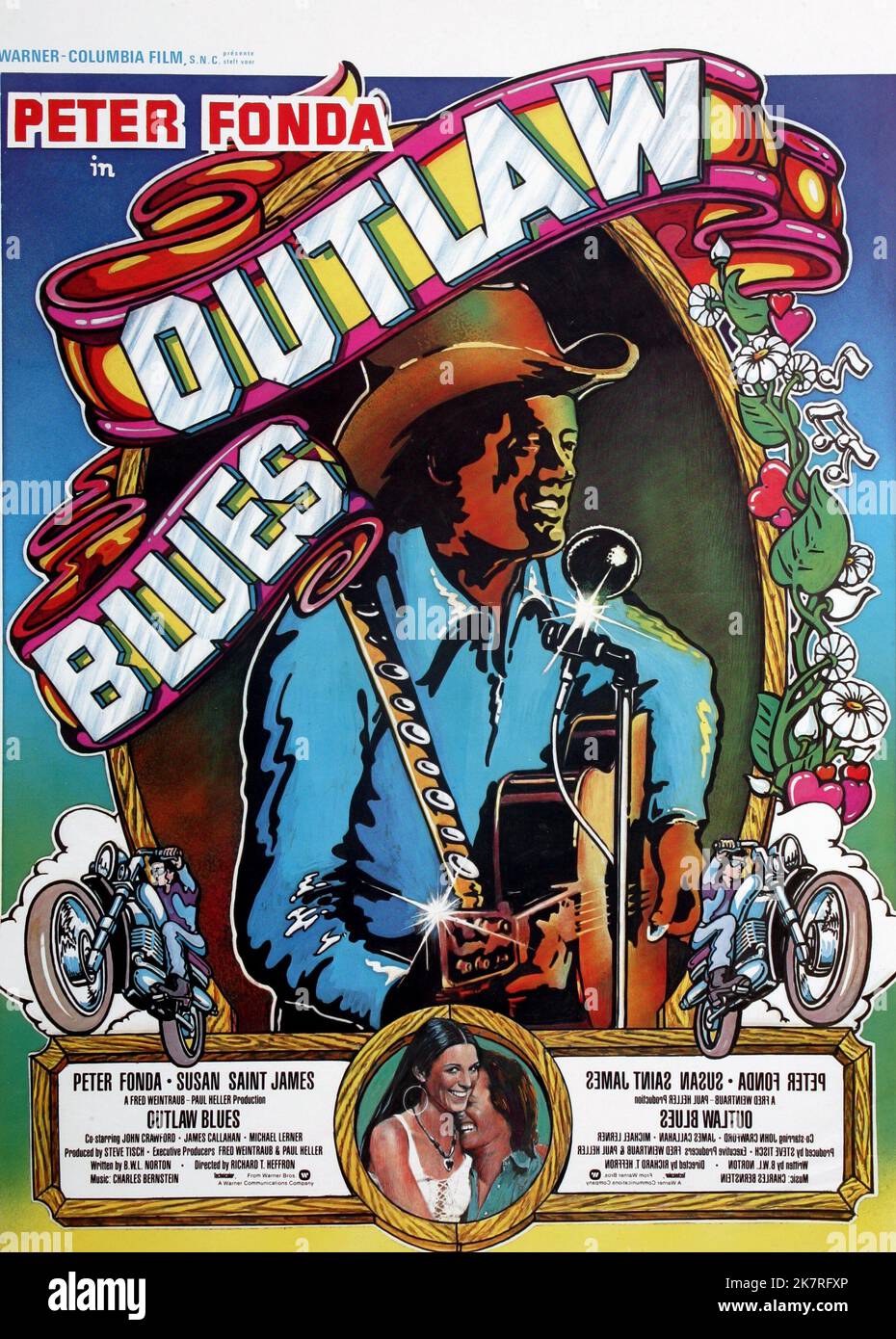 Susan Saint James & Peter Fonda Poster Film: Outlaw Blues (USA 1977 ...