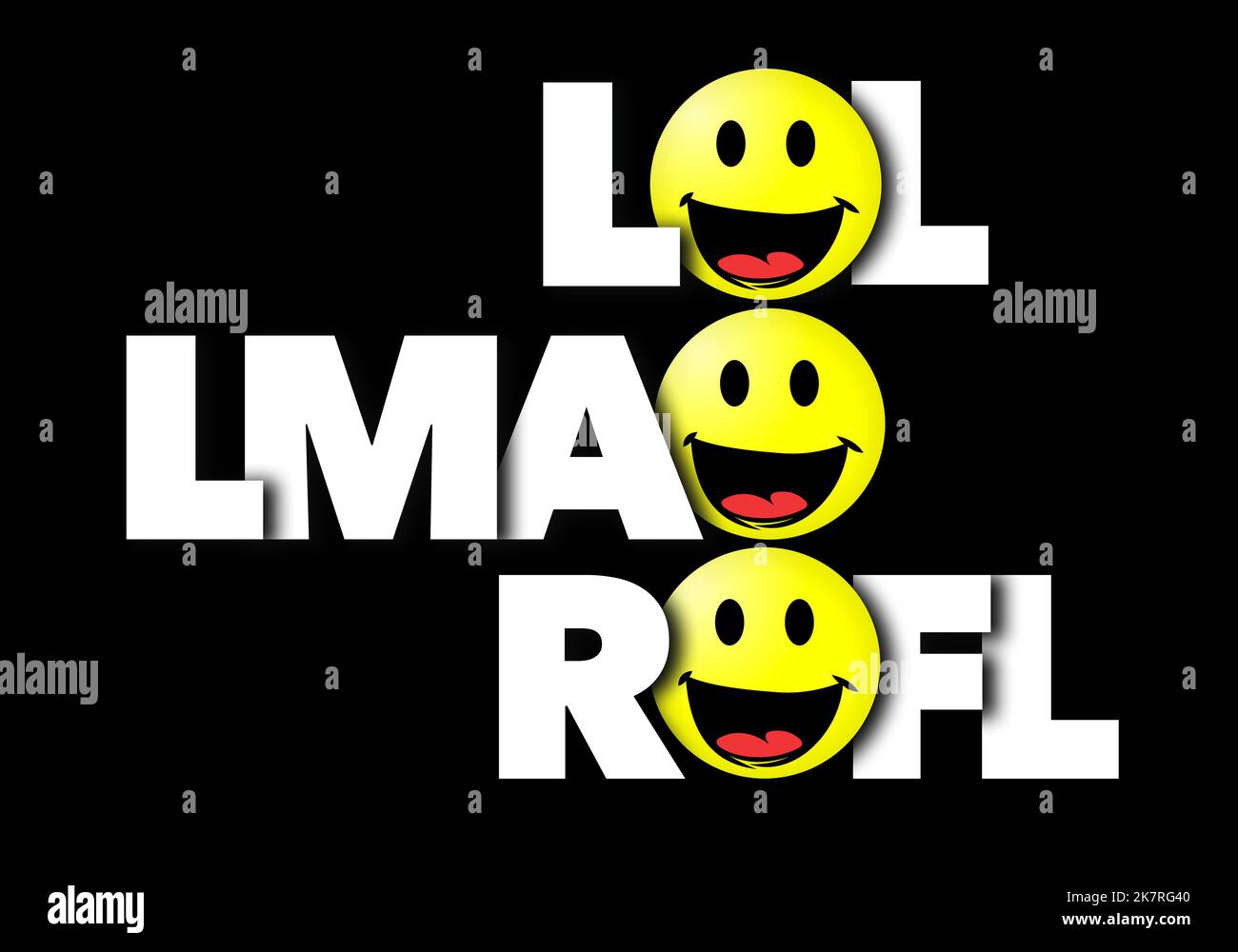 A round face with a big smile replaces the letter O in type that spells ...