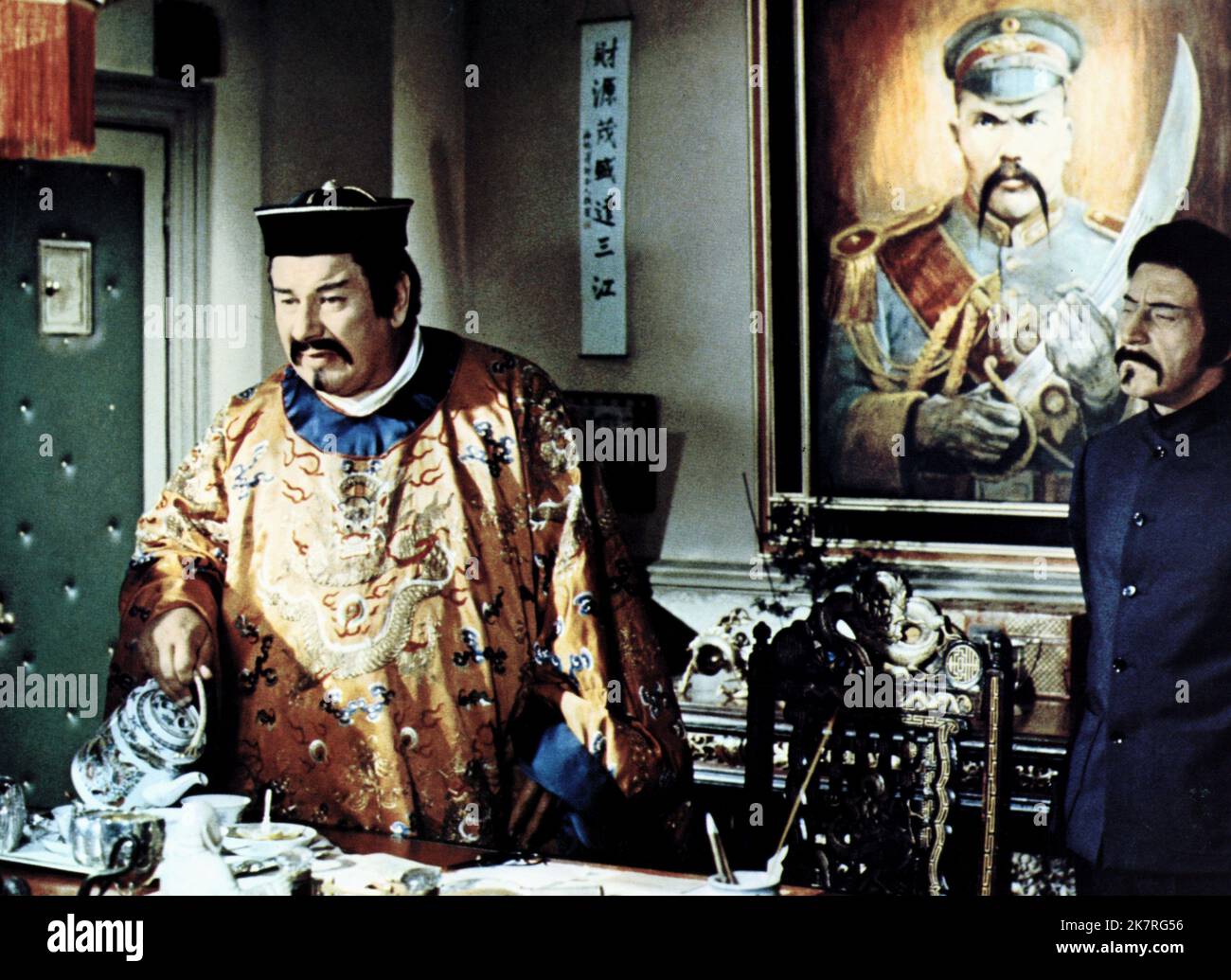 Peter Ustinov & Clive Revill Film One Of Our Dinosaurs Is Missing (1975 ...