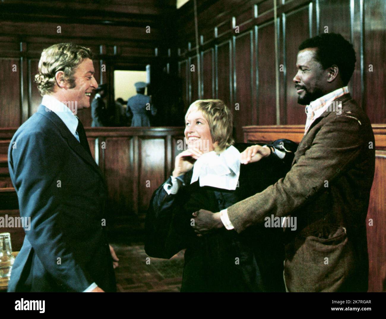 Michael Caine, Prunella Gee & Sidney Poitier Film: The Wilby Conspiracy (UK 1975) Characters ...