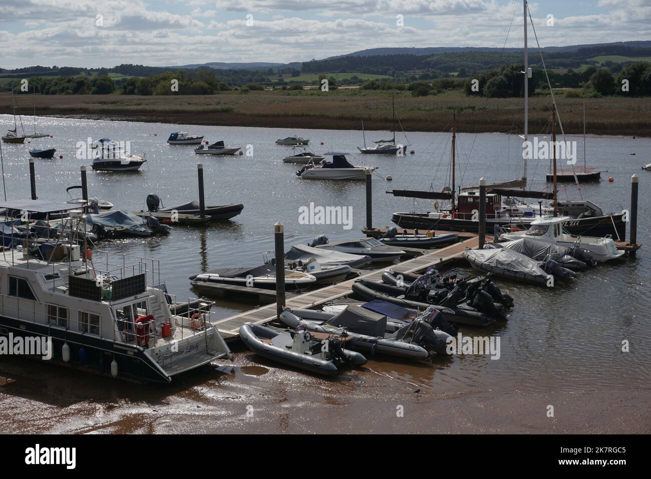 The harbour, Topsham, Devon Stock Photo - Alamy