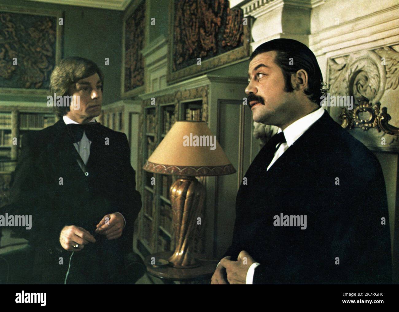 Derek Jacobi & Oliver Reed Film Blue Blood (1976) Characters: Gregory ...