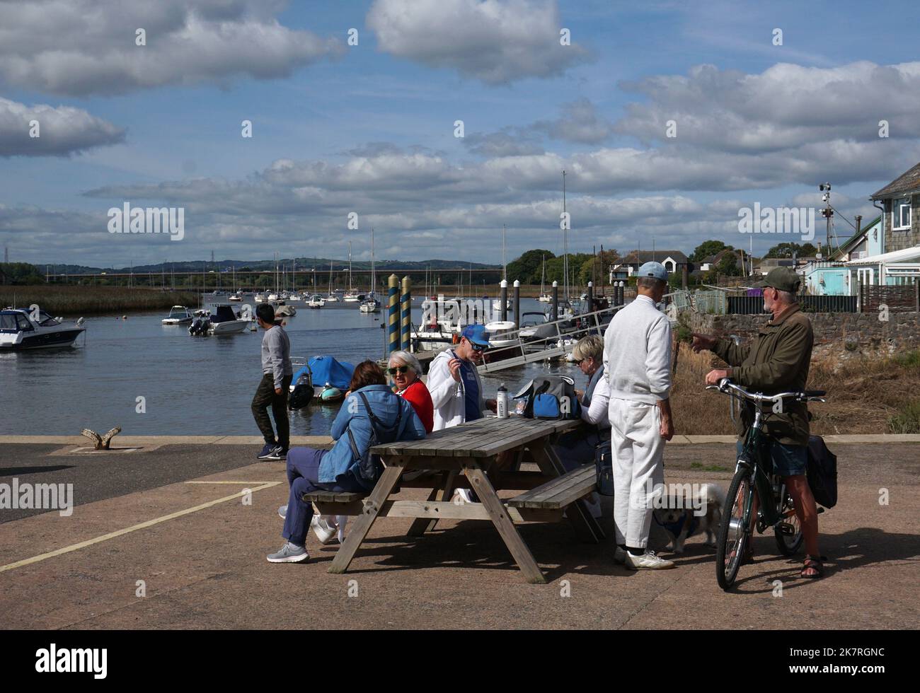 The harbour, Topsham, Devon Stock Photo - Alamy
