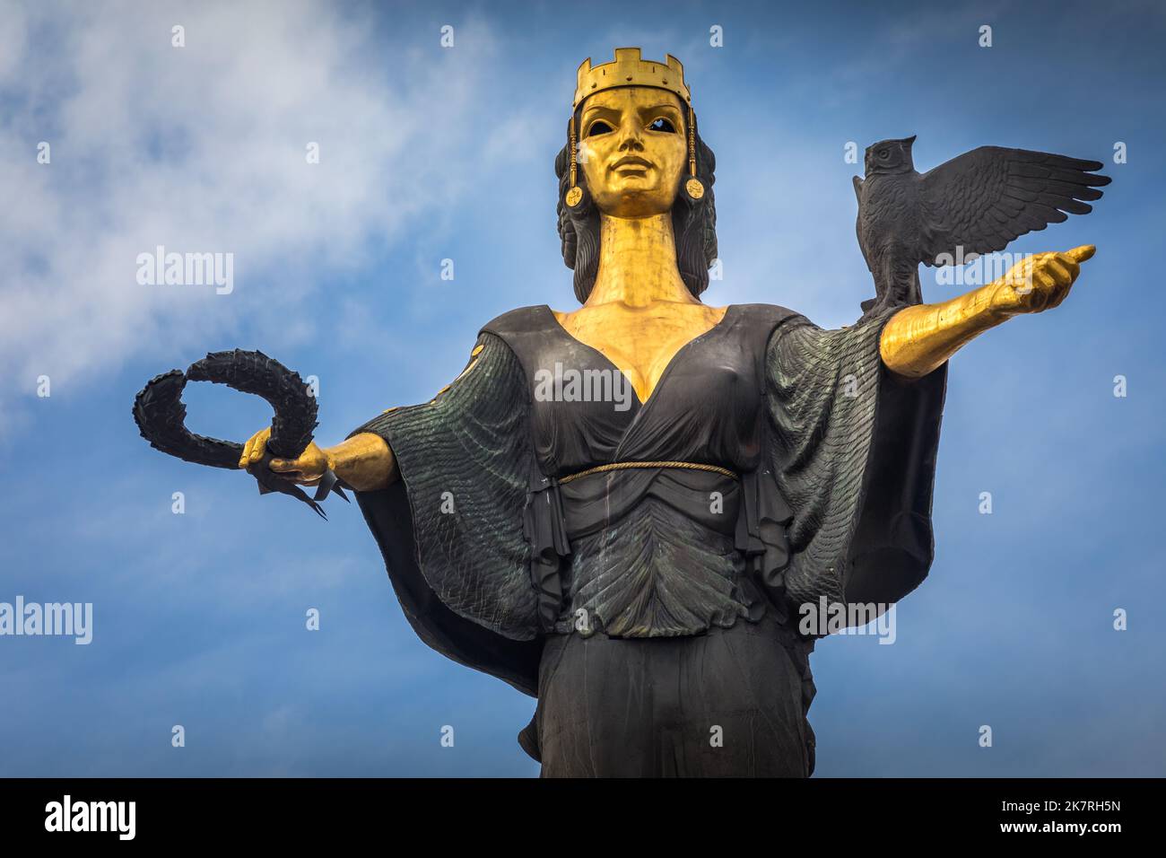 The statue of Hagia Sophia in the center of Sofia, Capital of Bulgaria ...