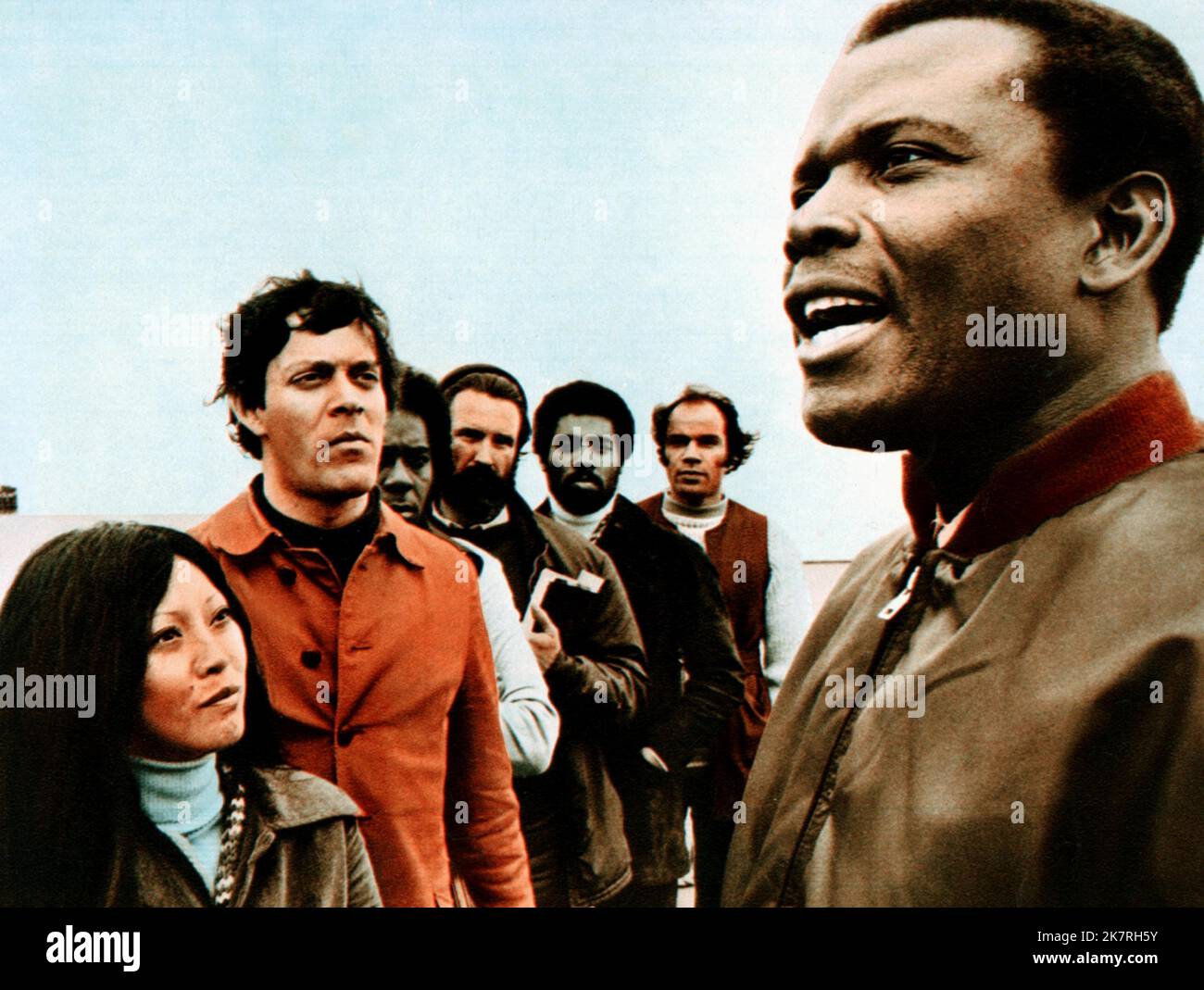 Lani Miyazaki, Raul Julia & Sidney Poitier Film The Organization (1973 ...