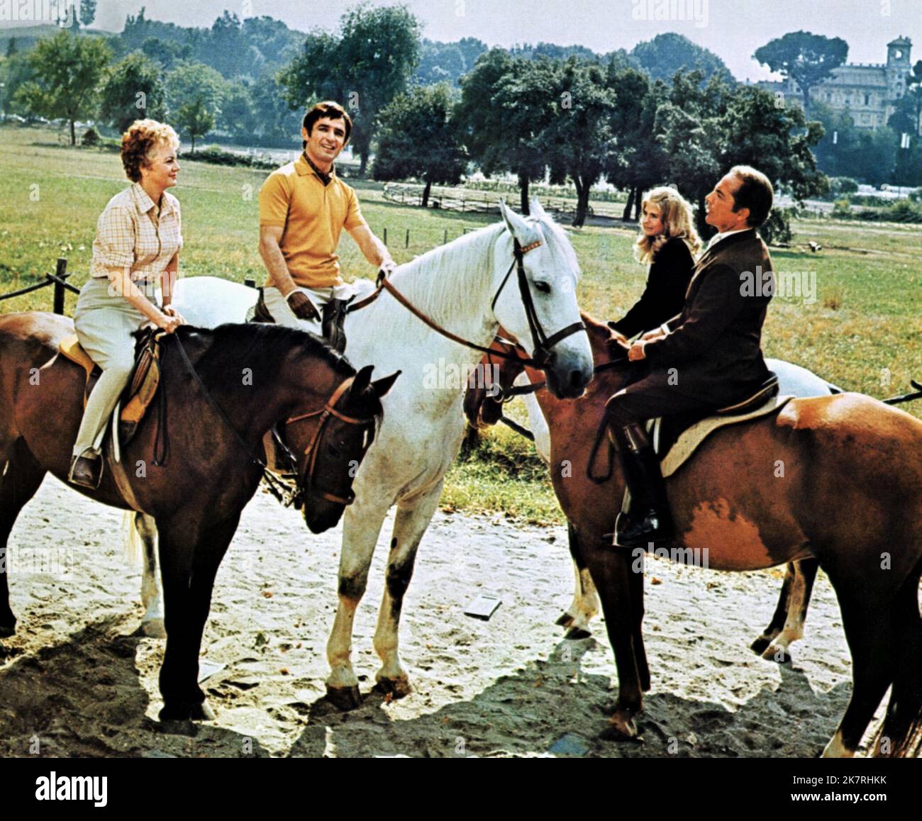 Olivia De Havilland, Bekim Fehmiu, Delia Boccardo & Rossano Brazzi Film ...