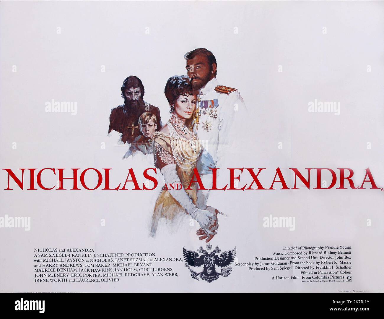 Film Poster Film Nicholas And Alexandra (1972) Director: Franklin J ...