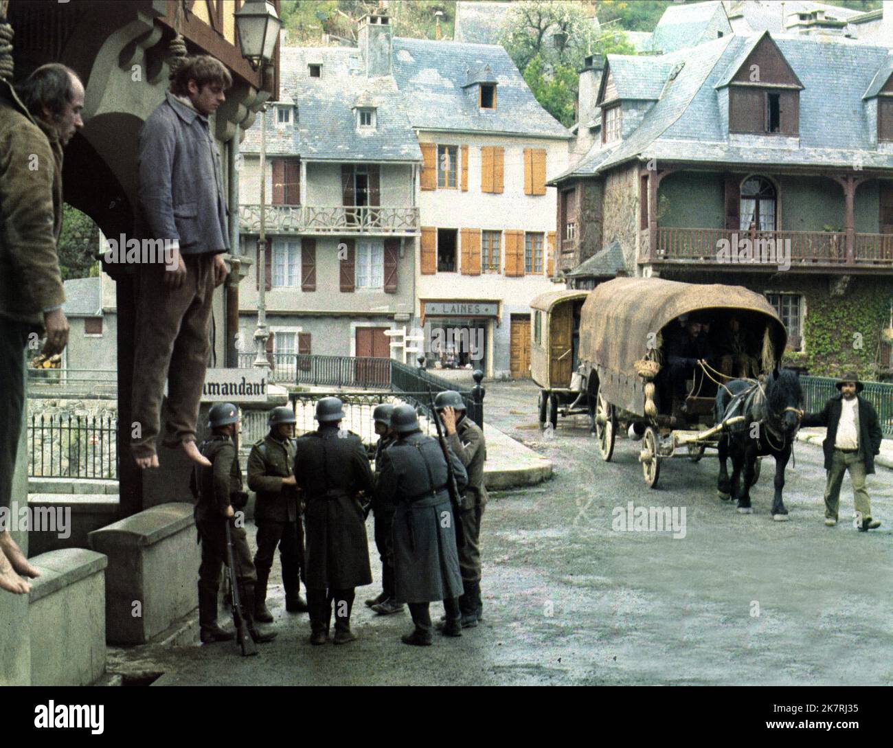 Street Hanging Scene Film The Passage (1979) Director: J. Lee Thompson ...