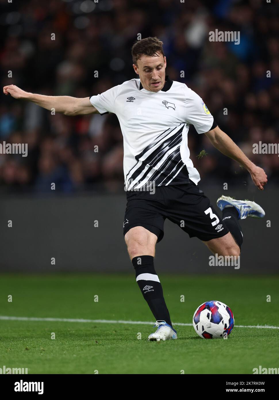 Derby, England, 18th October 2022. Craig Forsyth of Derby County during ...