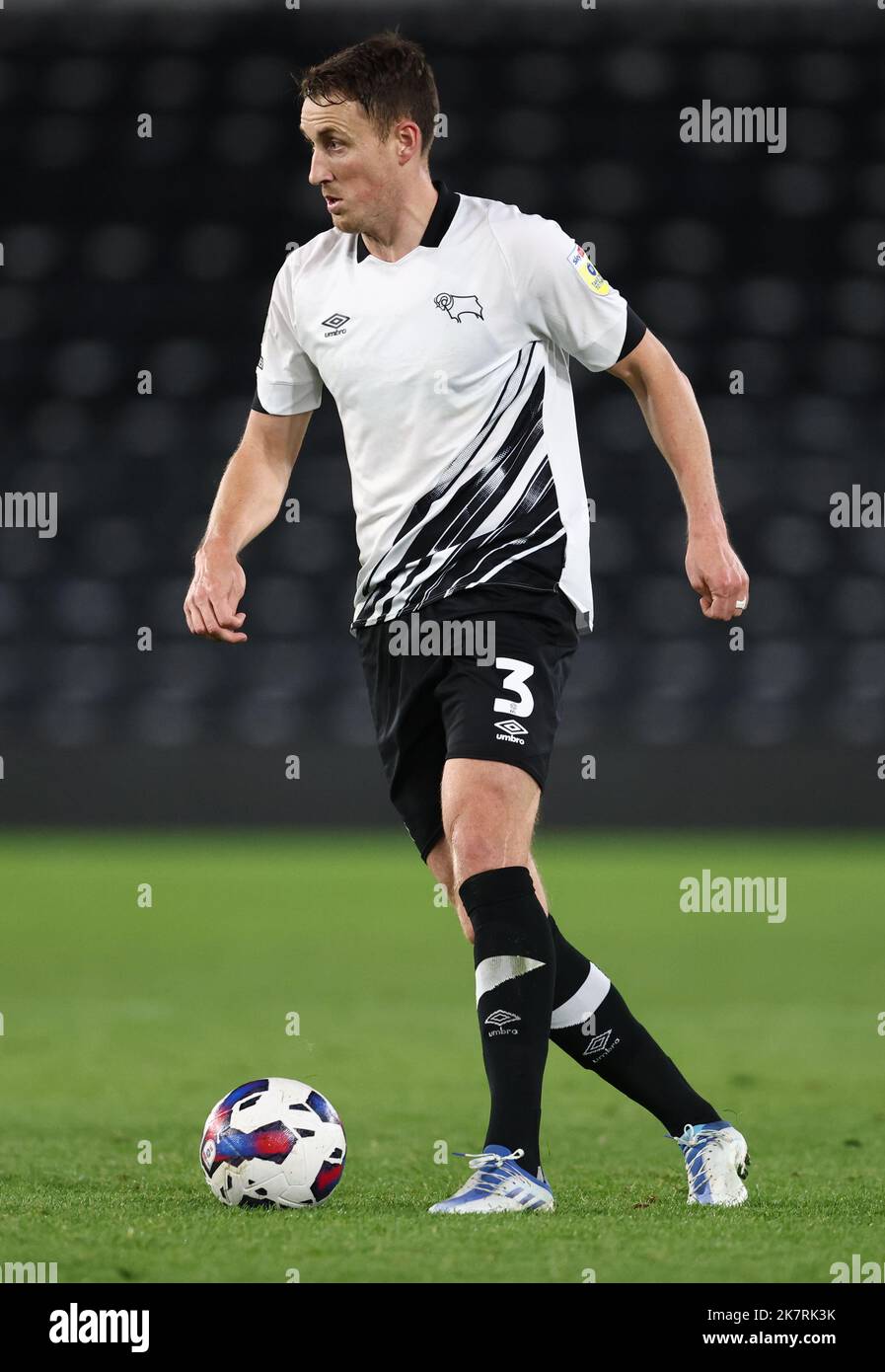 Derby, England, 18th October 2022. Craig Forsyth of Derby County during ...