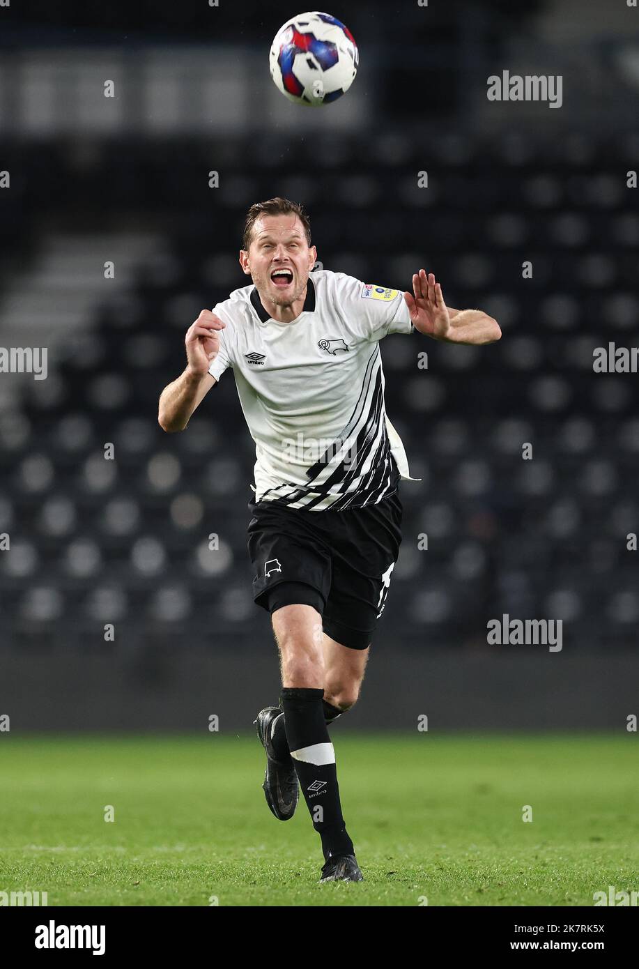 Derby, England, 18th October 2022. Richard Stearman of Derby County ...
