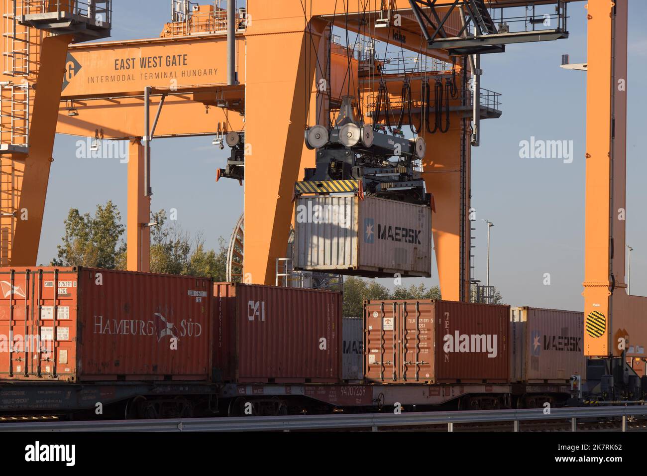 Container terminal gate hi-res stock photography and images - Alamy