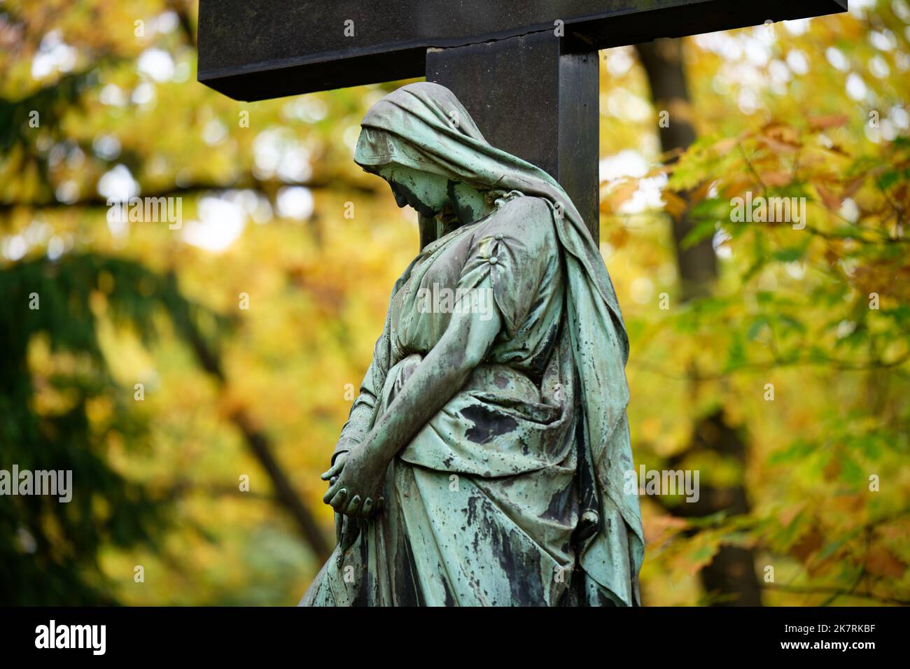 Mourning Woman Statue