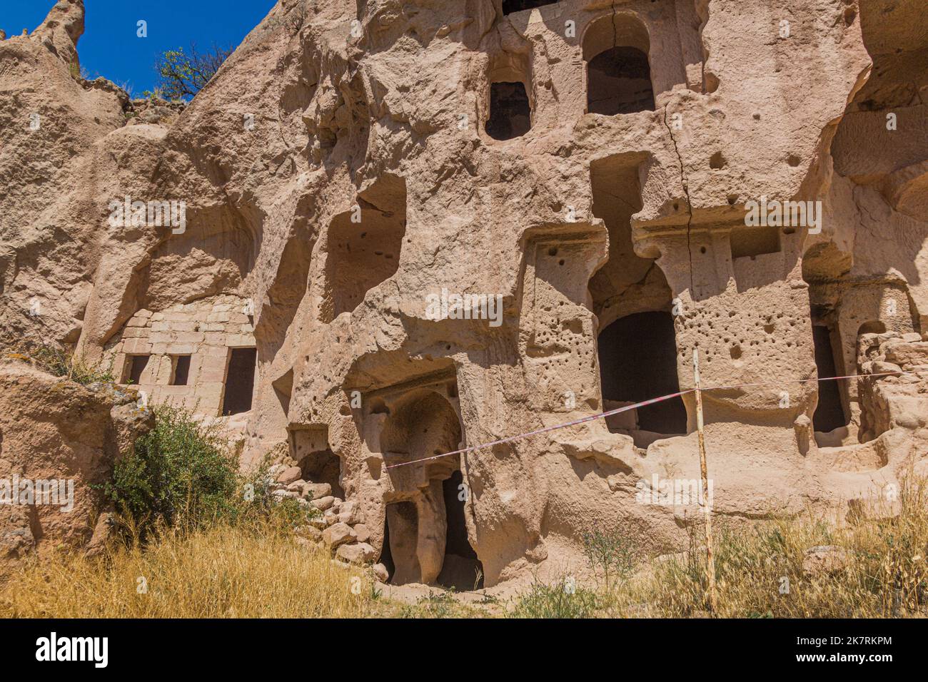Cave houses in Zelve, Cappadocia, Turkey Stock Photo - Alamy