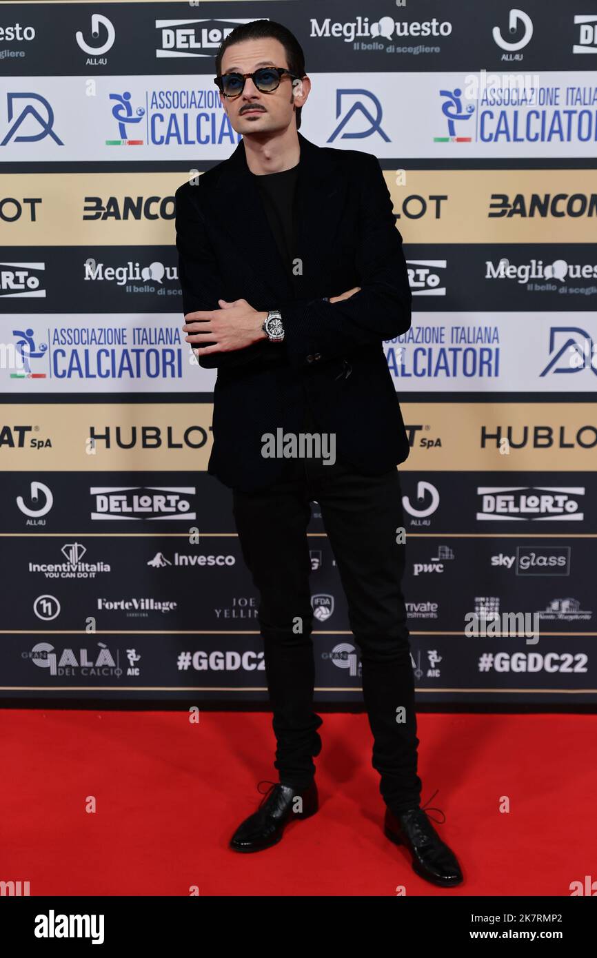 Fabio Rovazzi italian singer and YouTuber during the Gran Gala del ...