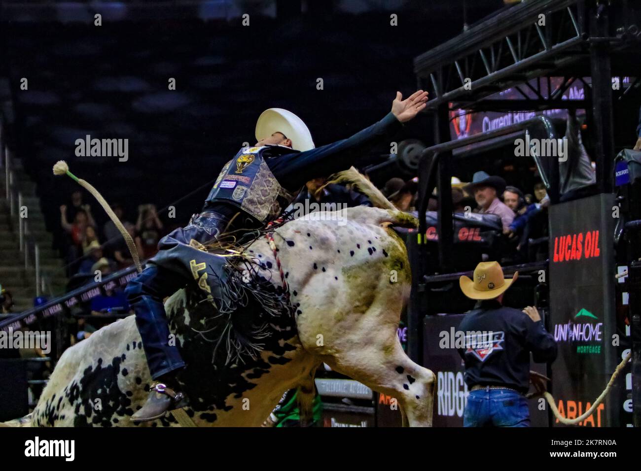Bull riders from across the country came to Gila River Arena over the ...