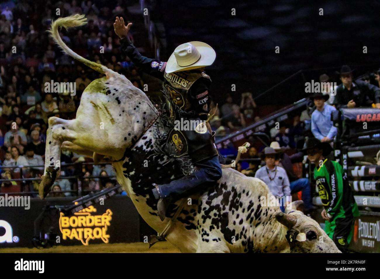 Bull riders from across the country came to Gila River Arena over the ...