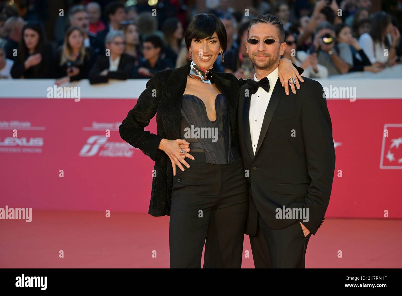 Rome, Italy. 18th Oct, 2022. Nina Zilli (l) and Daniele Lazzarin (r ...
