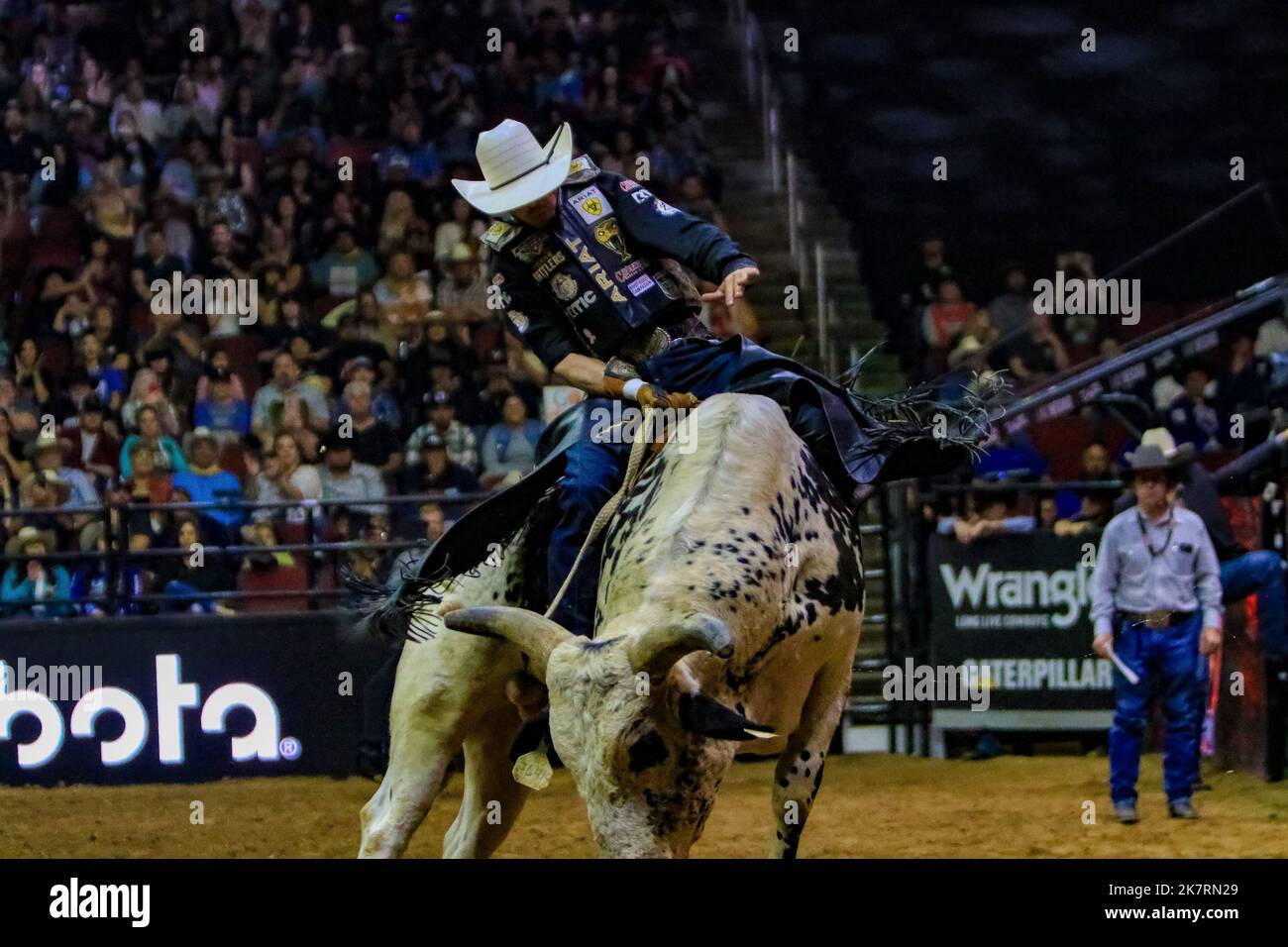 Bull riders from across the country came to Gila River Arena over the ...