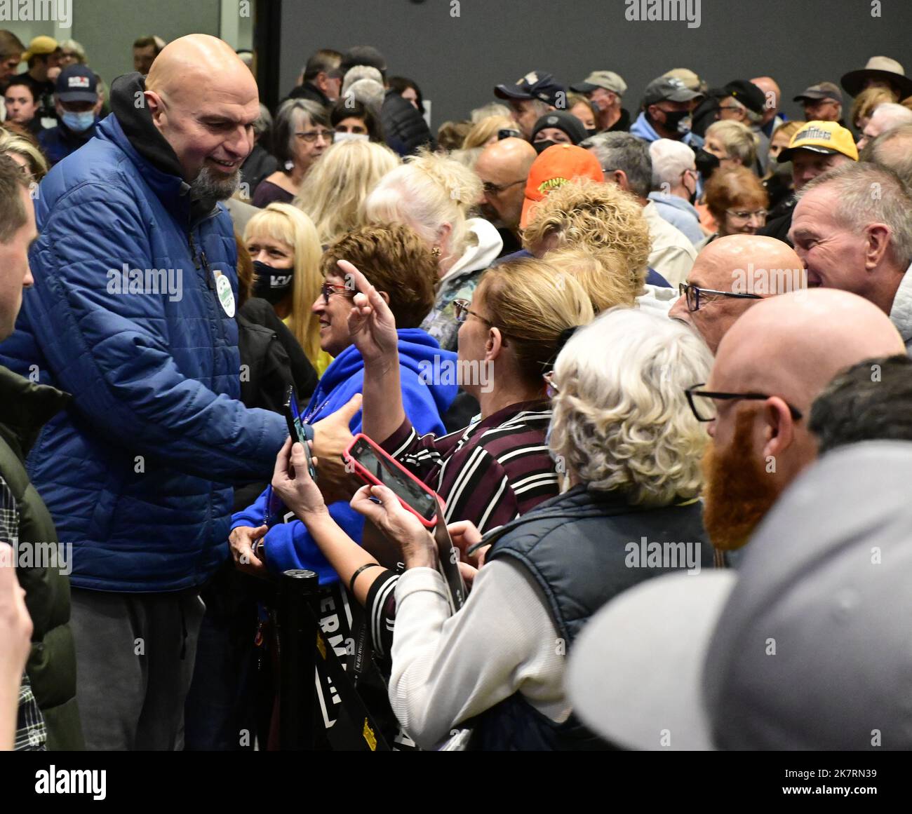 Harmony, United States. 18th Oct, 2022. Democratic Senate candidate ...