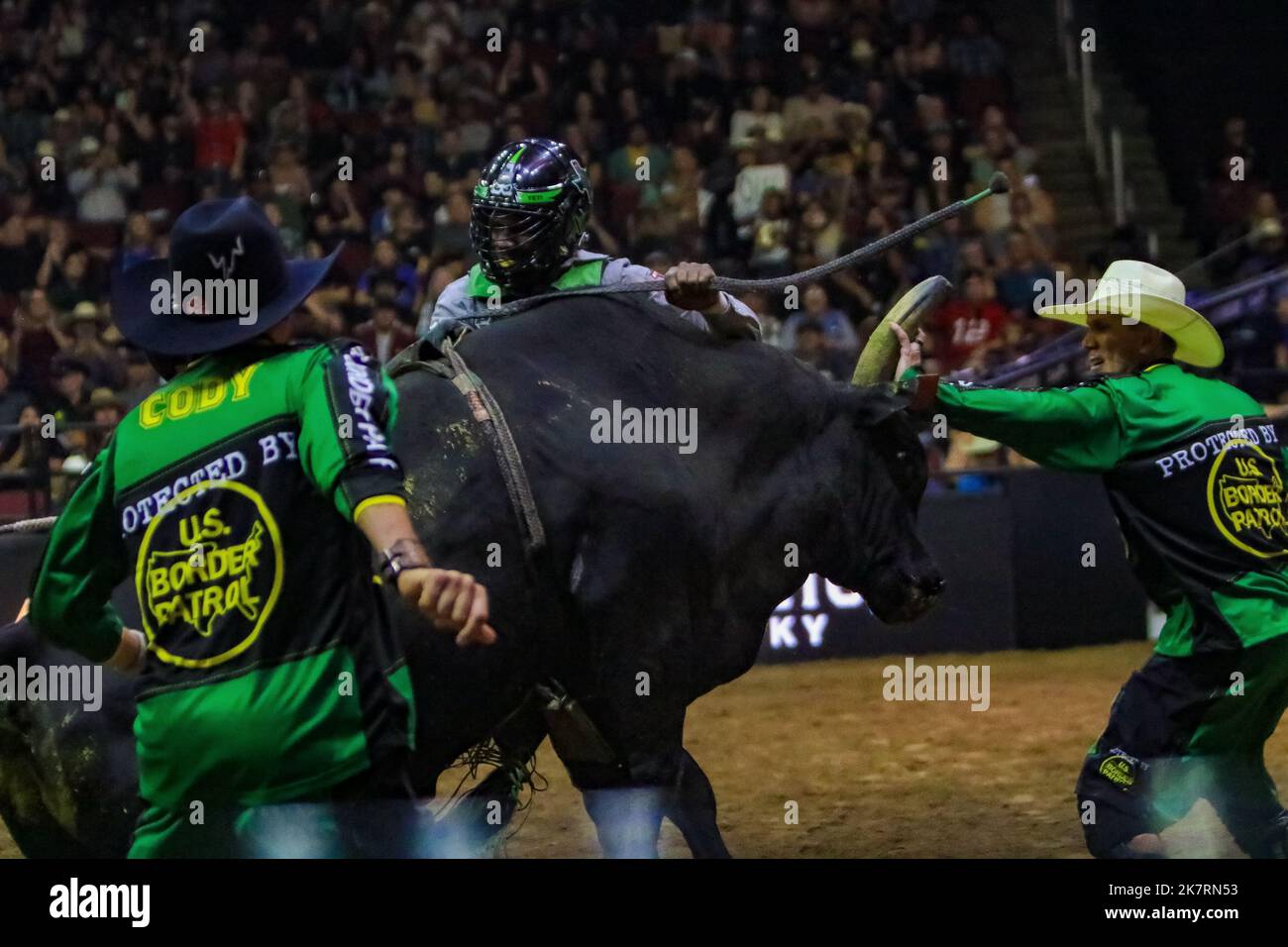 Bull riders from across the country came to Gila River Arena over the ...