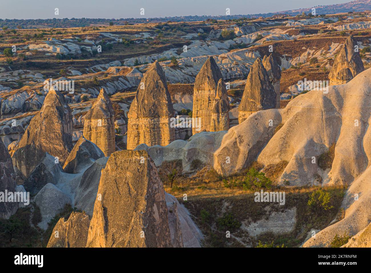 Rock formations fairy chimneys in Cappadocia, Turkey Stock Photo - Alamy