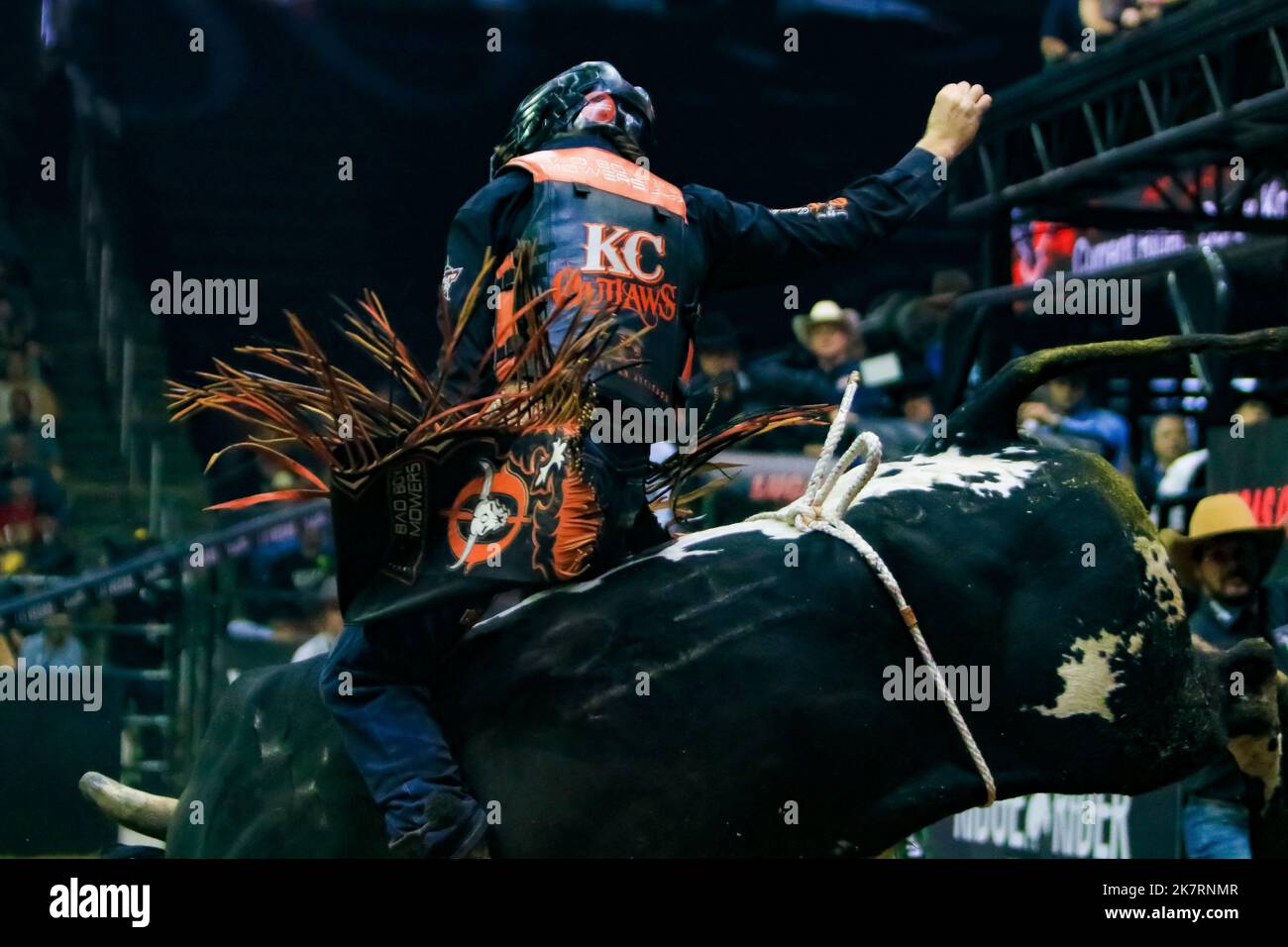 Bull riders from across the country came to Gila River Arena over the ...
