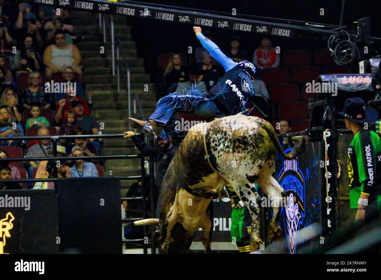 Bull riders from across the country came to Gila River Arena over the ...