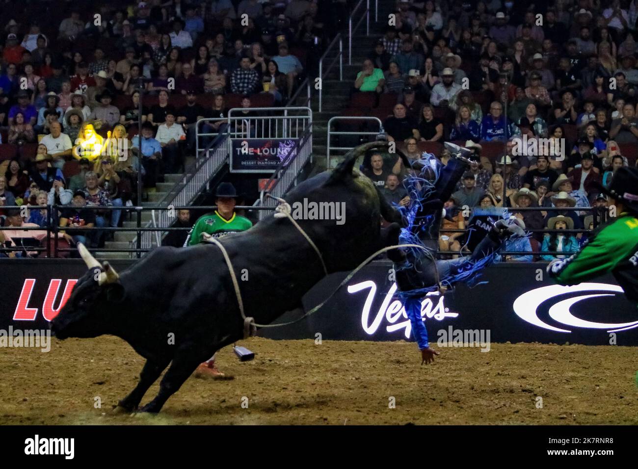 Bull riders from across the country came to Gila River Arena over the ...