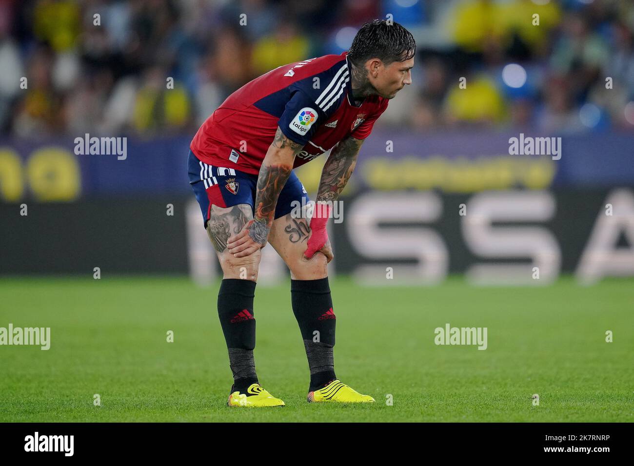 Chimy Avila of CA Osasuna during the La Liga match between Villarreal ...