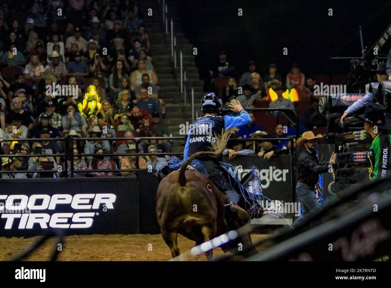 Bull riders from across the country came to Gila River Arena over the ...