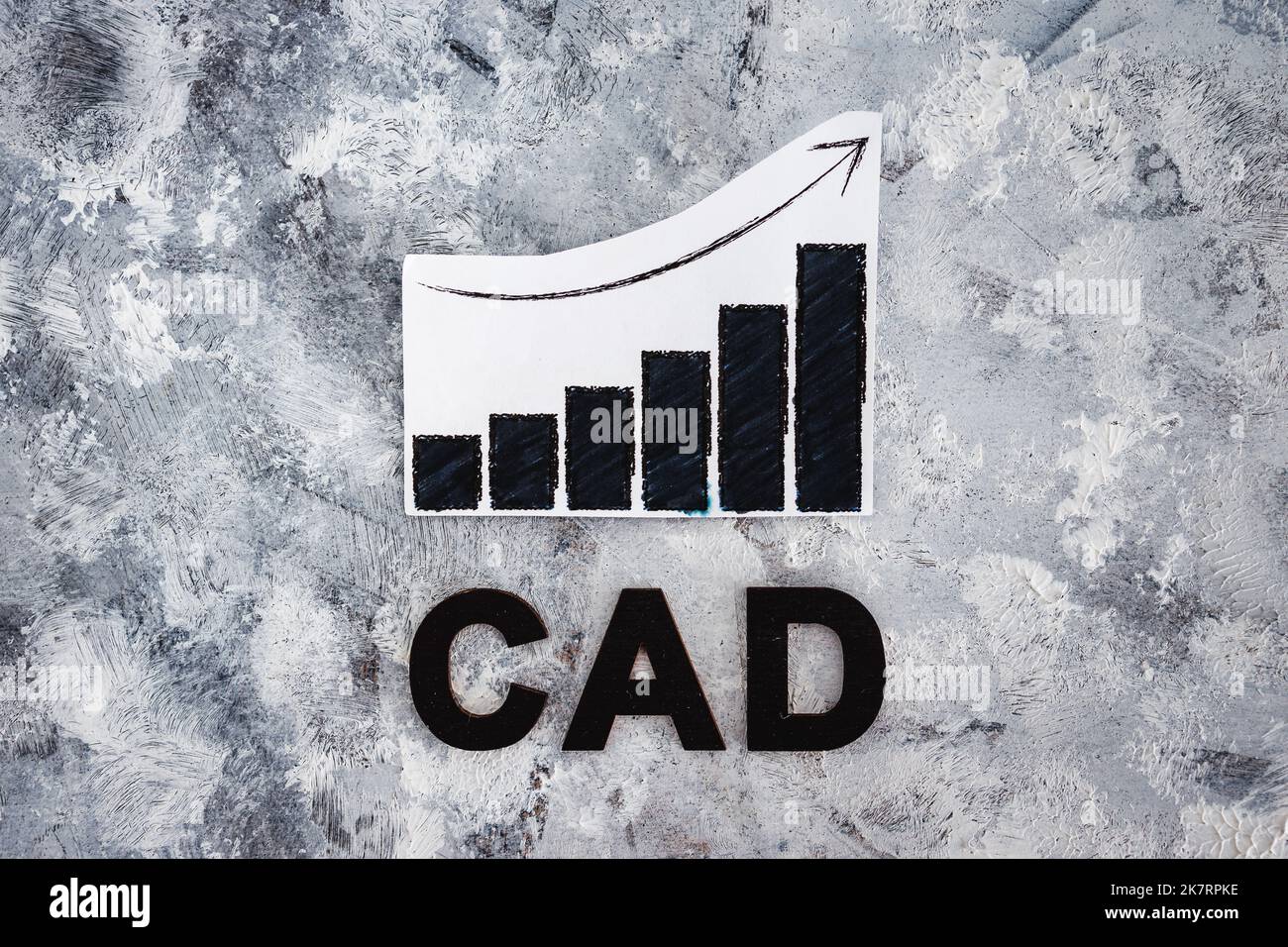 currency exchange rate conceptual image, graph showing positive growth ...