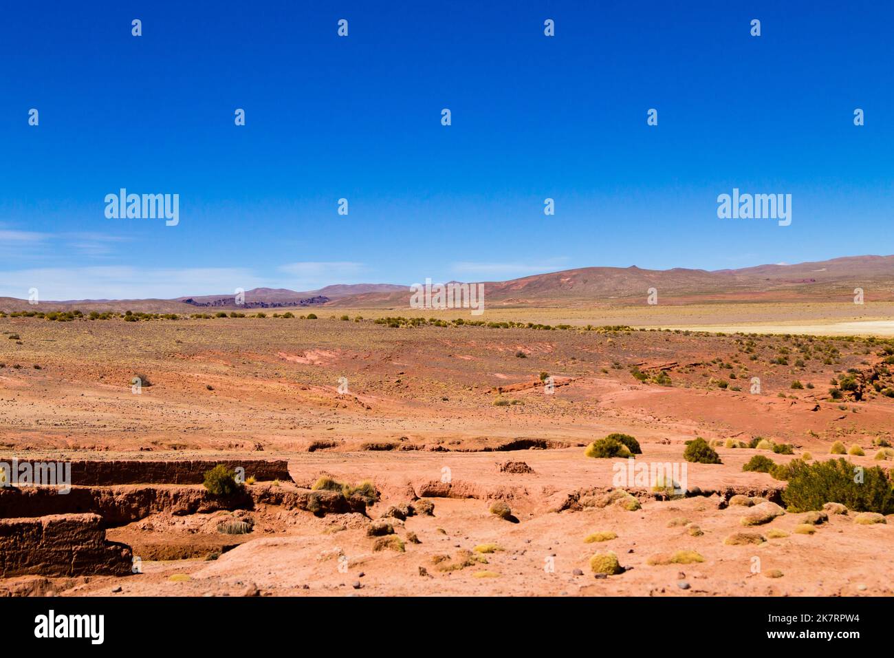 Bolivian mountains landscape,Bolivia.Andean plateau view Stock Photo ...