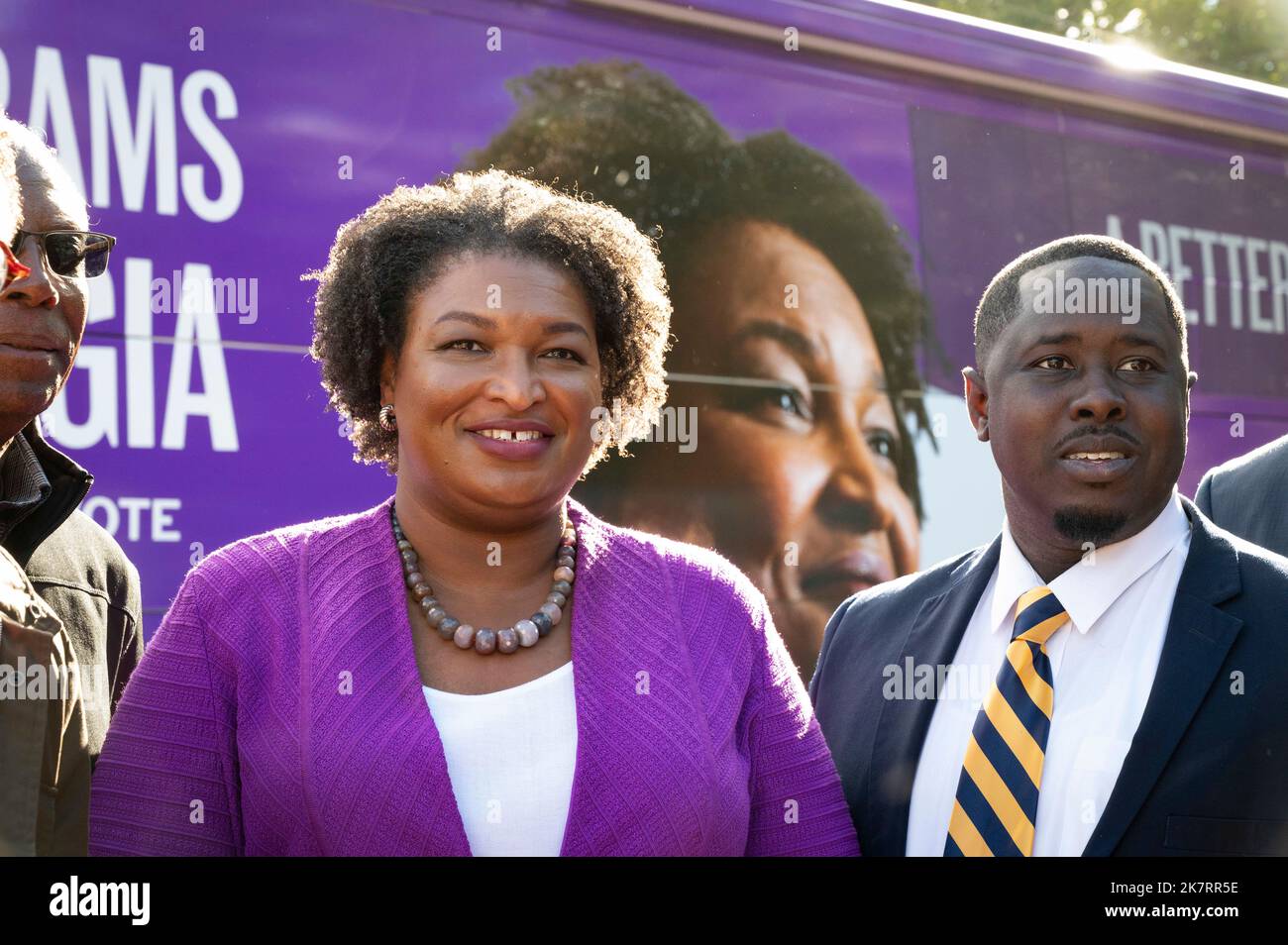 Atlanta, Georgia, USA. 18th Oct, 2022. STACY ABRAMS, Democratic ...