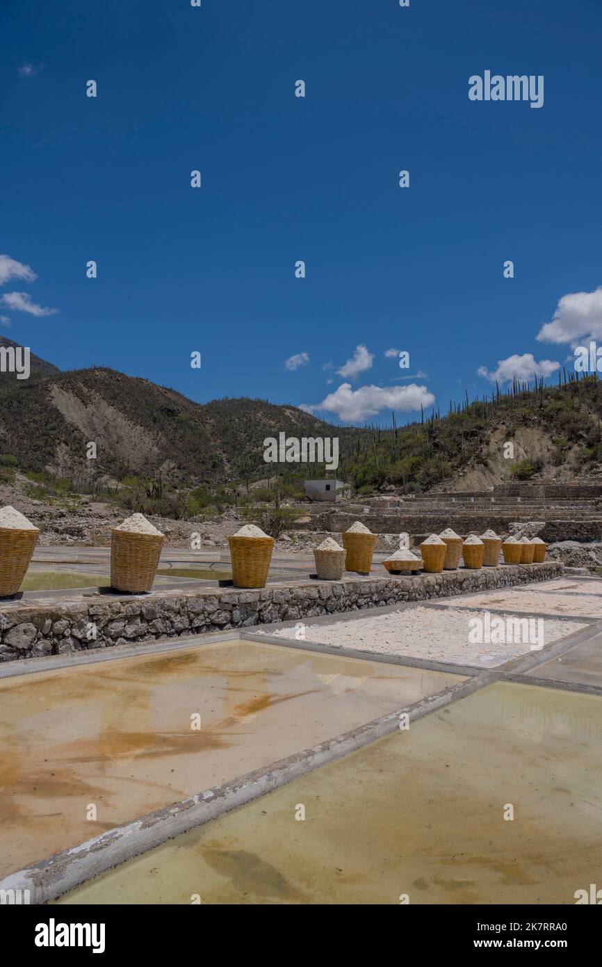 Saline pits hi-res stock photography and images - Alamy