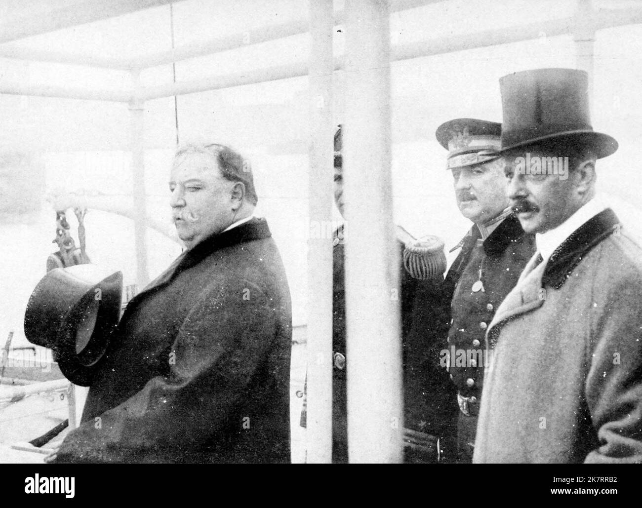 Taft with Archibald Butt (second from right). Butt was a key advisor ...