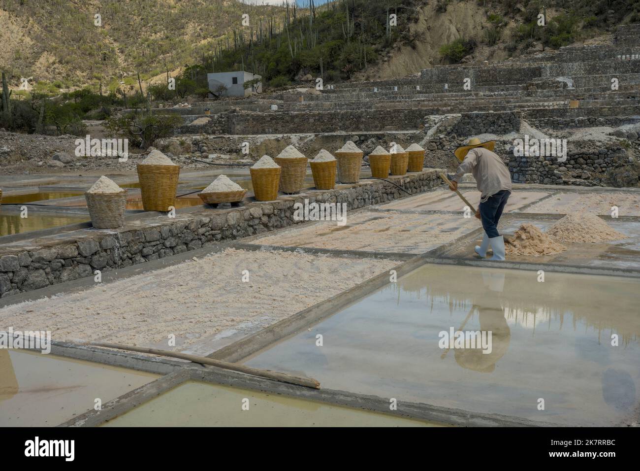 Saline pits hi-res stock photography and images - Alamy