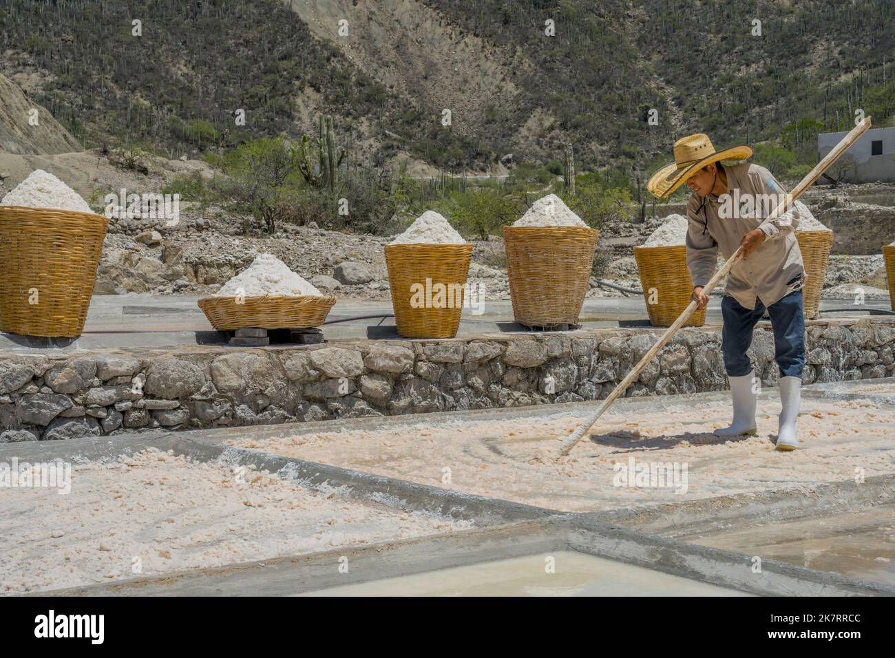 Saline pits hi-res stock photography and images - Alamy