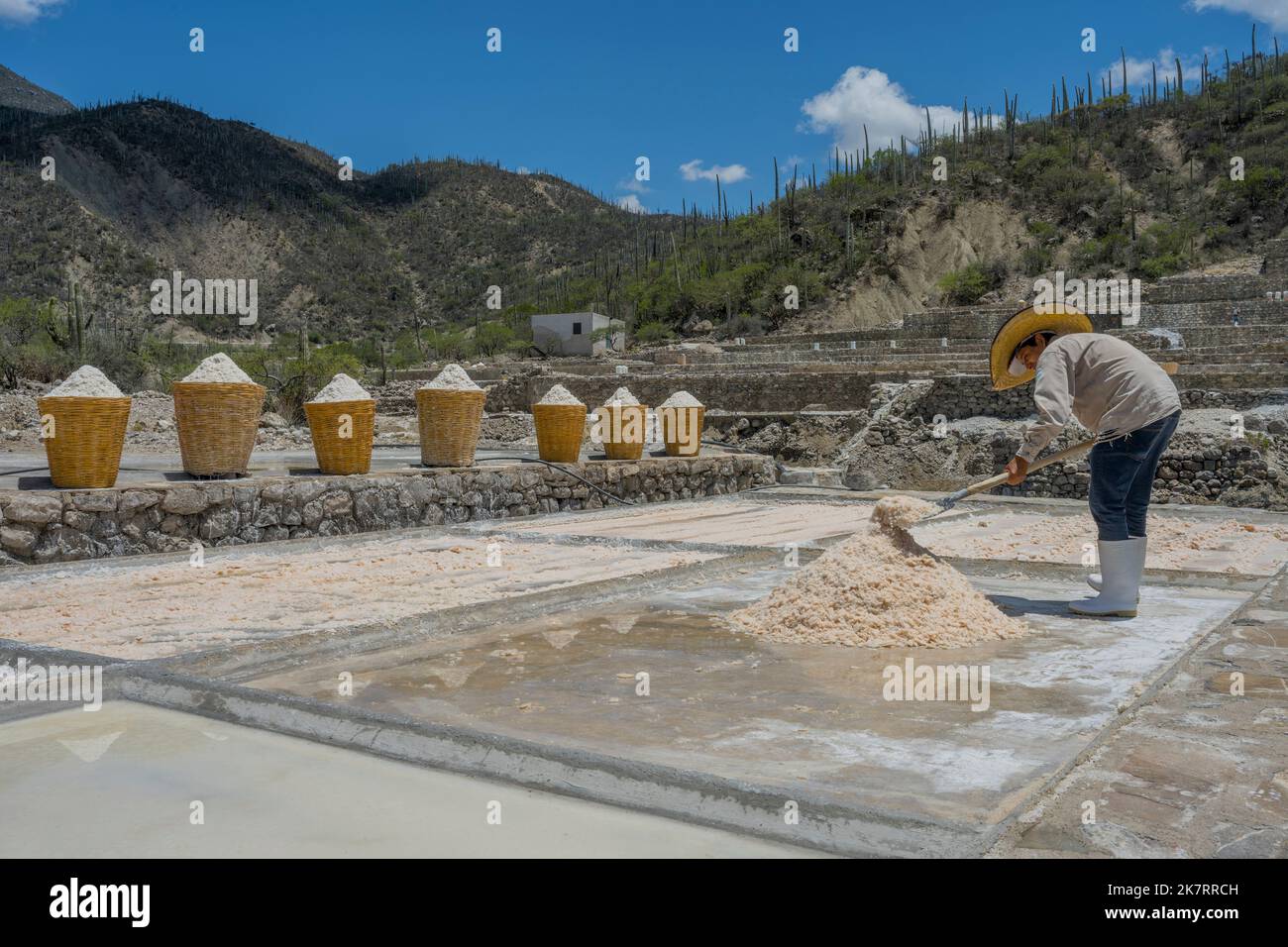 Saline pits hi-res stock photography and images - Alamy