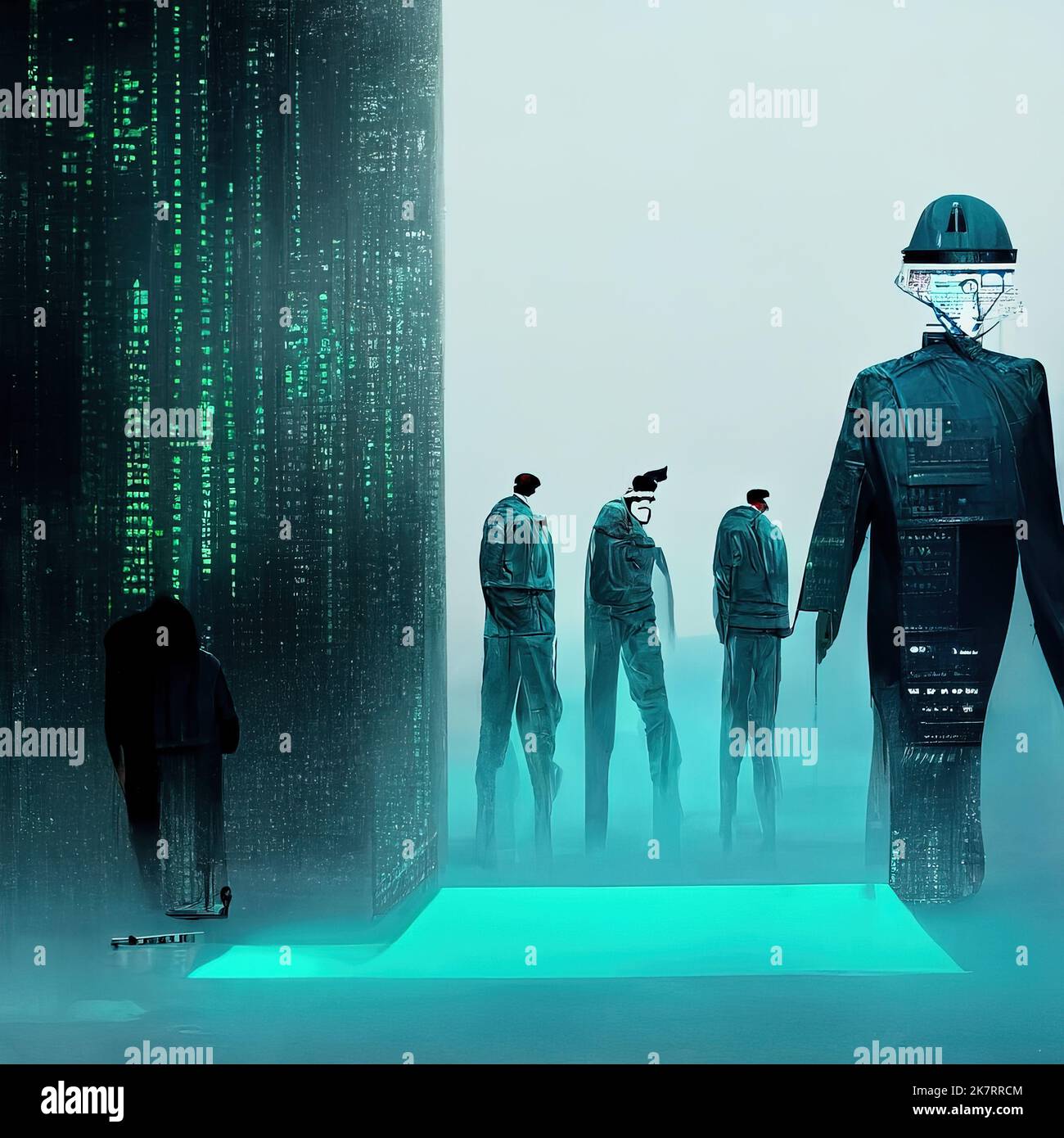 Cyber security, illustration Stock Photo - Alamy