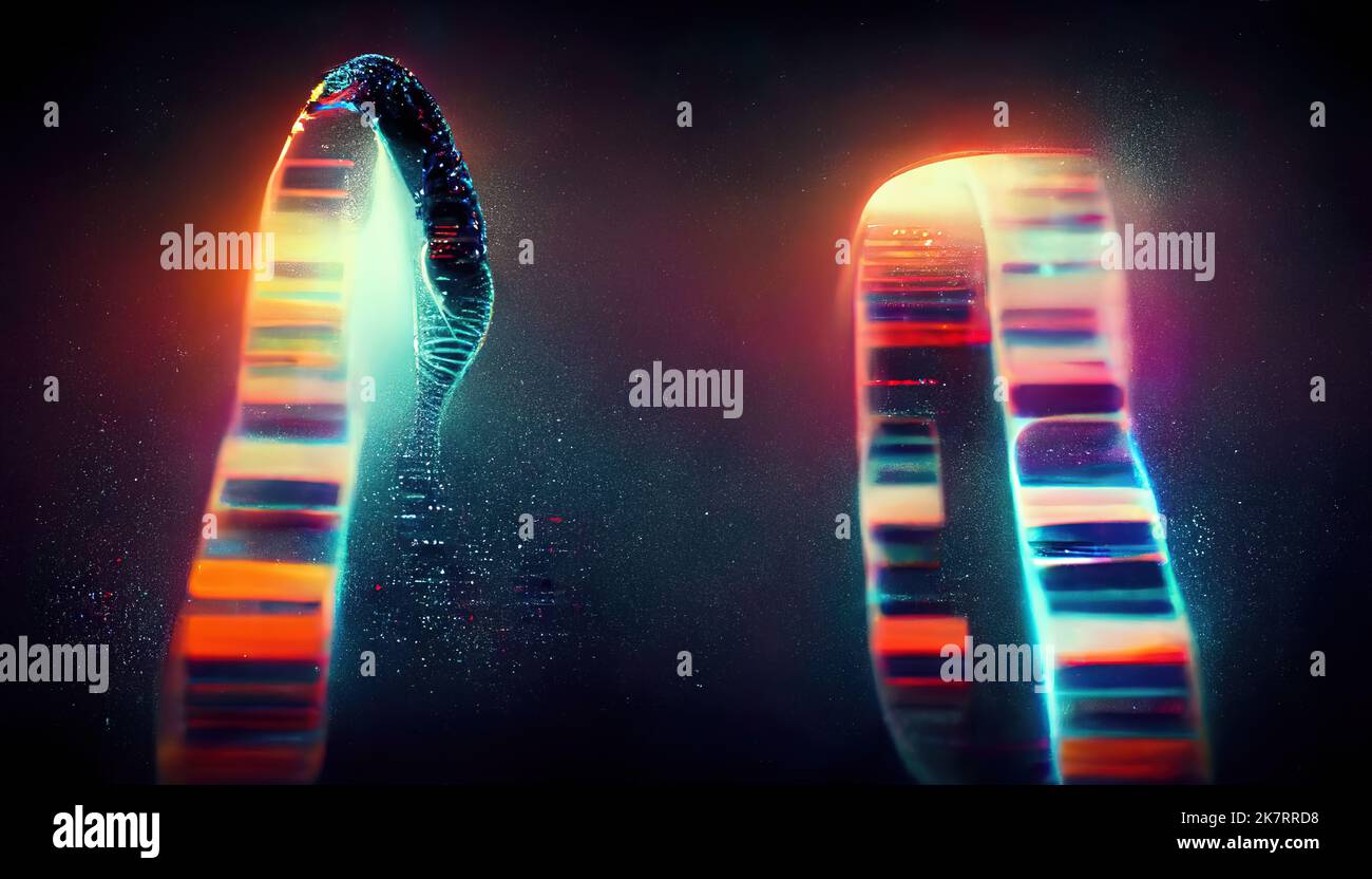 DNA sequencing, illustration Stock Photo - Alamy