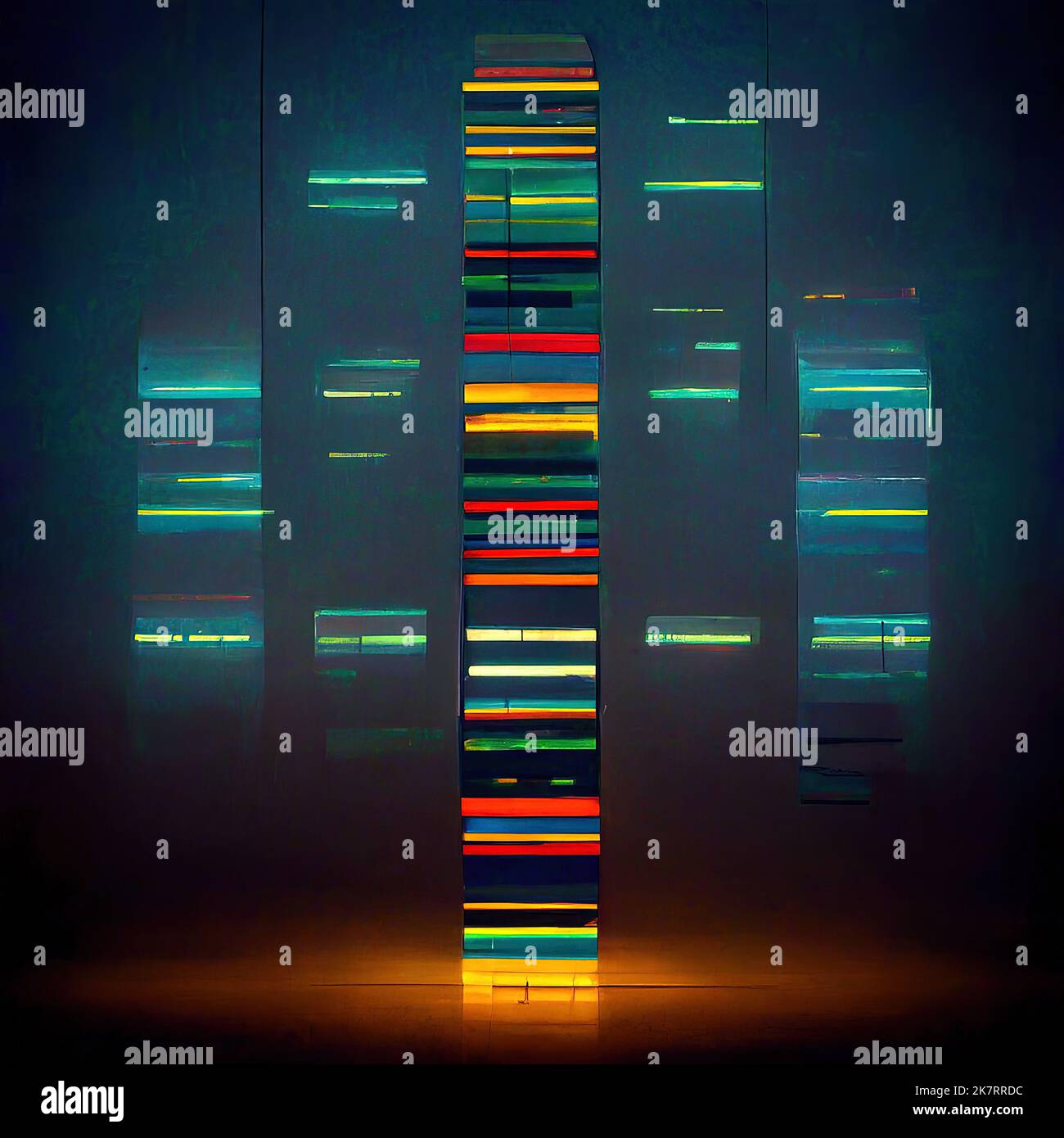 DNA sequencing, illustration Stock Photo - Alamy