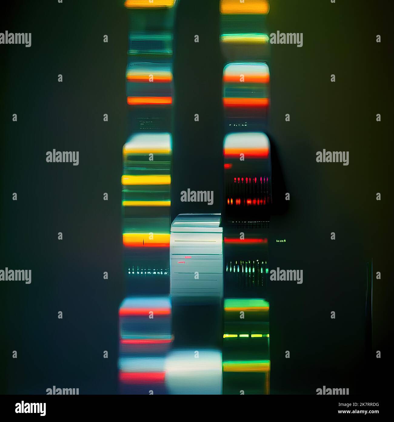 DNA sequencing, illustration Stock Photo - Alamy