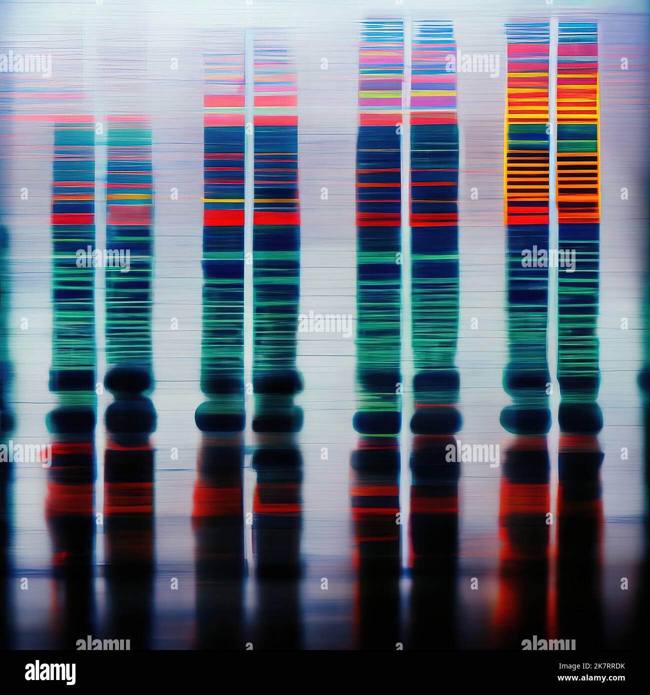 DNA sequencing, illustration Stock Photo - Alamy