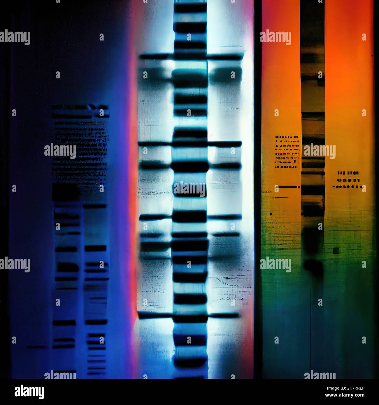 DNA sequencing, illustration Stock Photo - Alamy