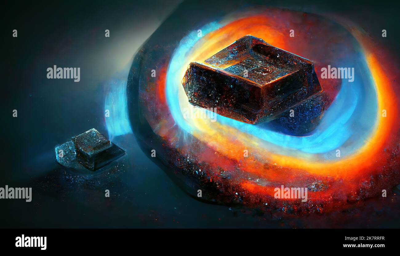 Superconductor, conceptual illustration Stock Photo - Alamy