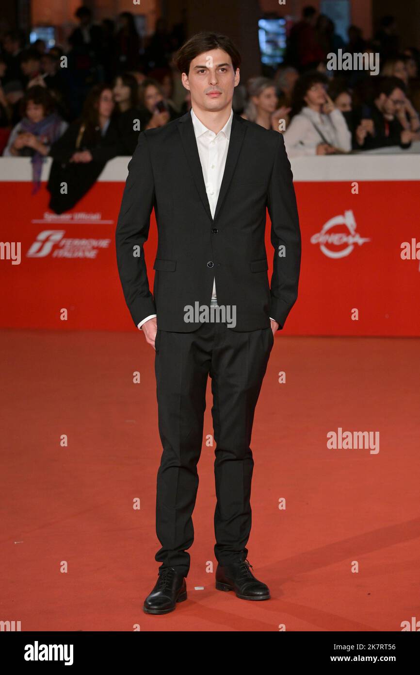 Rome, Italy. 18th Oct, 2022. Michelangelo Placido attends the red ...