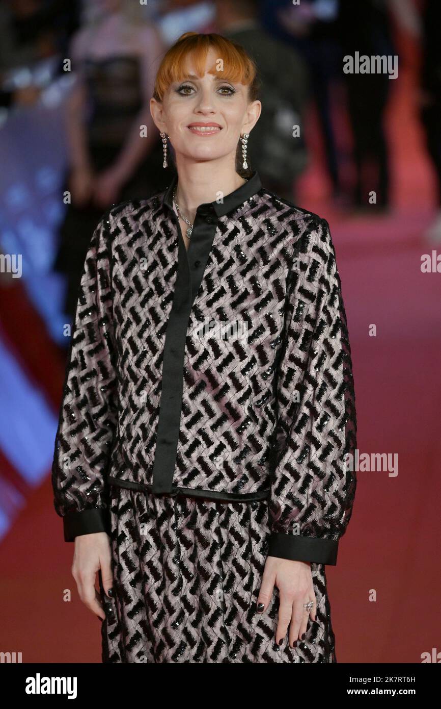 Rome, Italy. 18th Oct, 2022. Lolita Chammah attends the red carpet of ...
