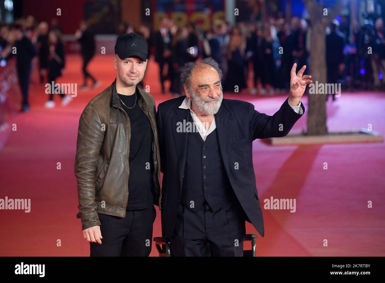 October 18, 2022, Rome, Italy: Alessandro Haber attends the red carpet ...